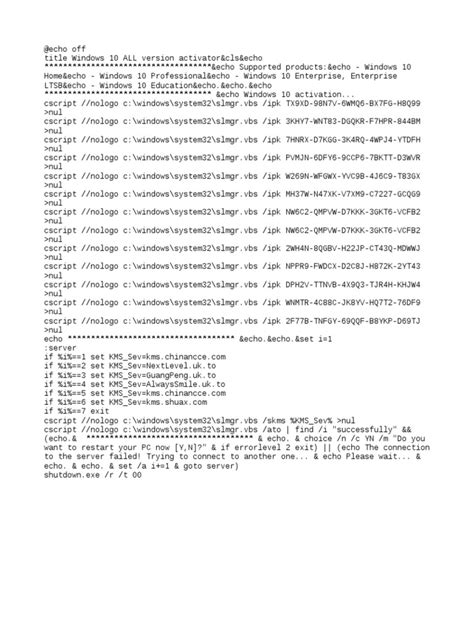 Window 10 Activator Pdf Ibm Pc Compatibles Proprietary Software