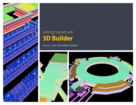 Pdf Getting Started With 3d Builder · Edit Meshes