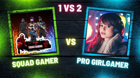 Free Fire 1 Vs 1 With Girl Streamer Op Mach One Tap Youtube