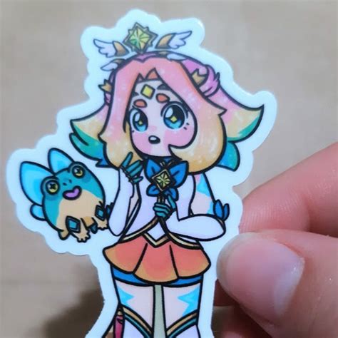Star Guardian Xayah Rakan Zoe Neeko Standees S3 Etsy