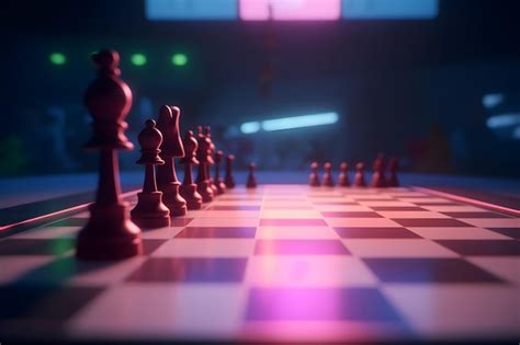Premium Photo Chess Board Game To Represent The Business Strategy