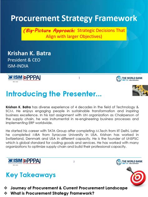 Procurement Strategy Framework Final Pdf Strategic Management