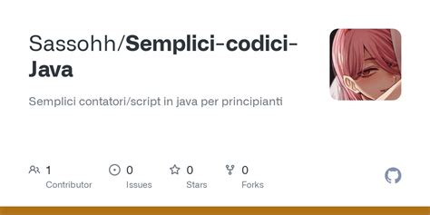 Github Sassohh Semplici Codici Java Semplici Contatori Script In