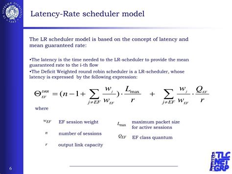 Ppt Optimization Of Scheduling Algorithm Parameters In A Diffserv