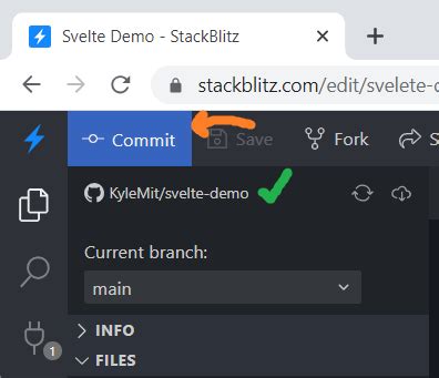 Stackblitz Commit Doesn T Seem To Update Github Stack Overflow
