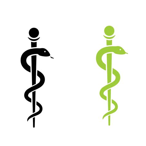 Staff Of Asclepius Vector Art Icons And Graphics For Free Download