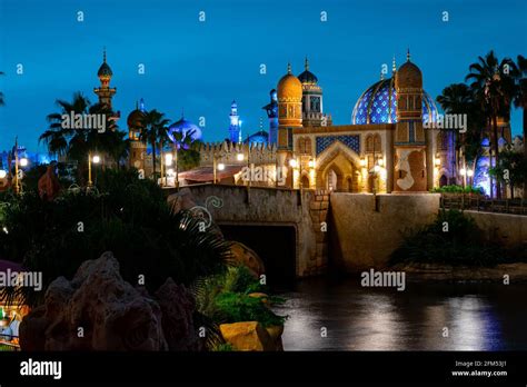 Urayasu Chiba Japan Sep 25 2020 A Nighttime View Of The Arabian