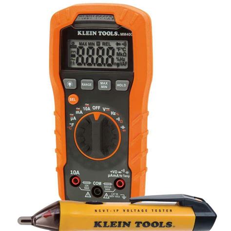 Klein Tools Multimeter Kit 2 Piece 80117 The Home Depot