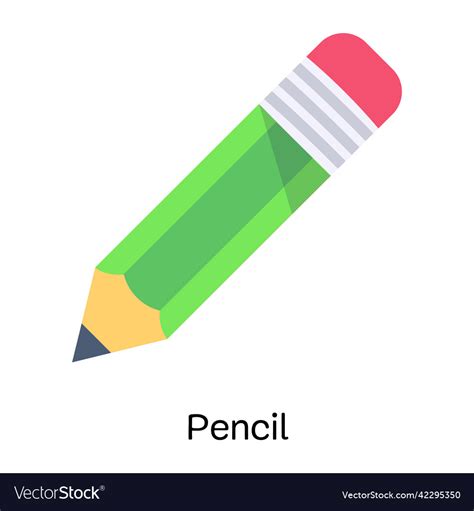 Pencil Royalty Free Vector Image Vectorstock