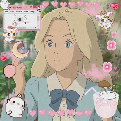 انمي خلفيات ورديه