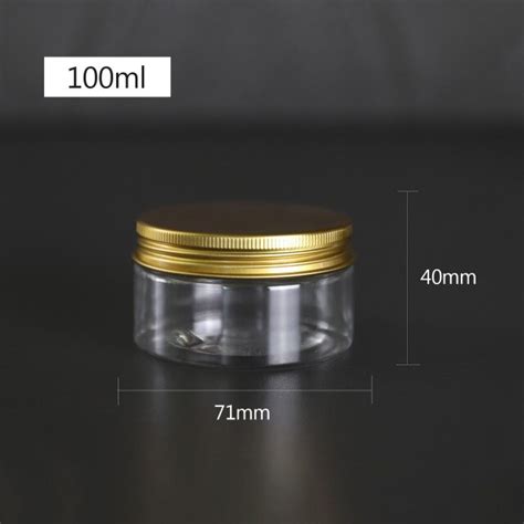50ml 100ml 150ml 200ml 300ml Plastic Jar With Iron Grandado