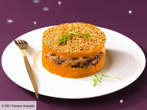 Parmentier Croustillant De Patates Douces Et De Confit De Canard Aux