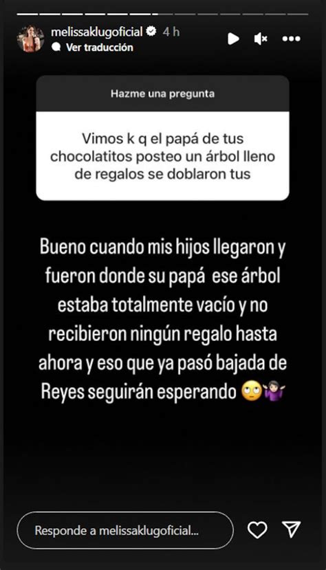 Melissa Klug Y Lo Que Dijo Sobre La Falta De Regalos De Jefferson