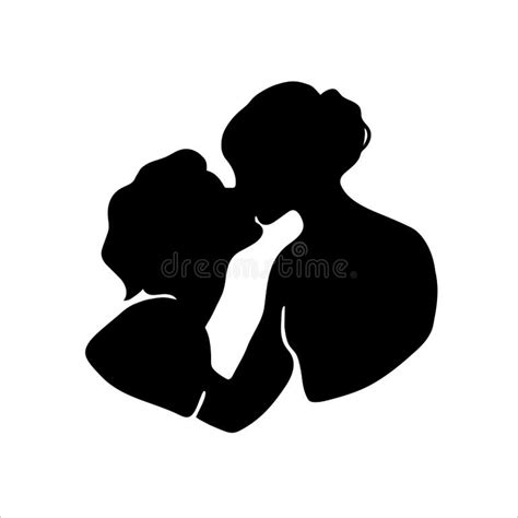 Lesbian Kissing Silhouette Stock Illustrations 88 Lesbian Kissing