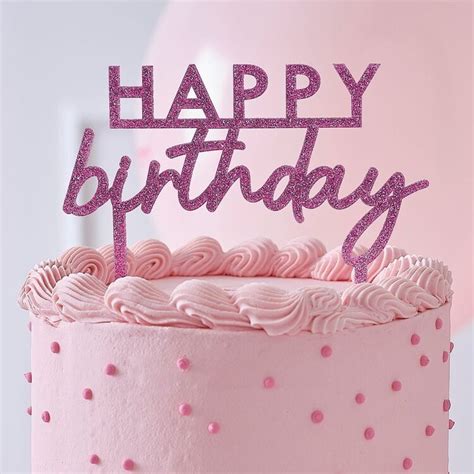Ginger Ray Pamper Party Cake Topper Multicoloured