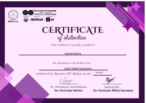 Shanthosh K On Linkedin Hackathon Ai Innovation Logisticstech