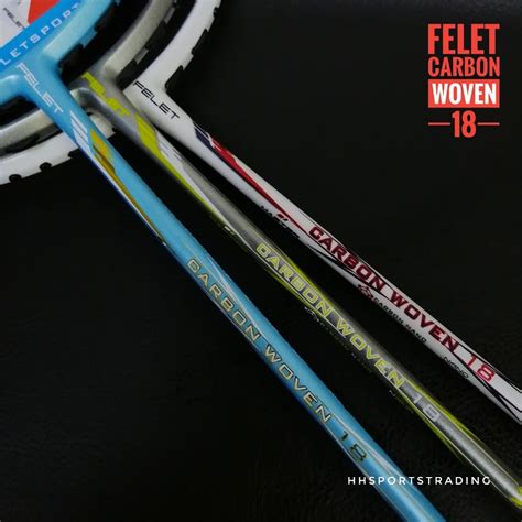 Felet Racket Carbon Woven 18 35lbs Shopee Philippines