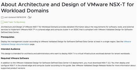 Vmware Validated Design Announcements At Vmworld 2018 Vmware Cloud Foundation Vcf Blog