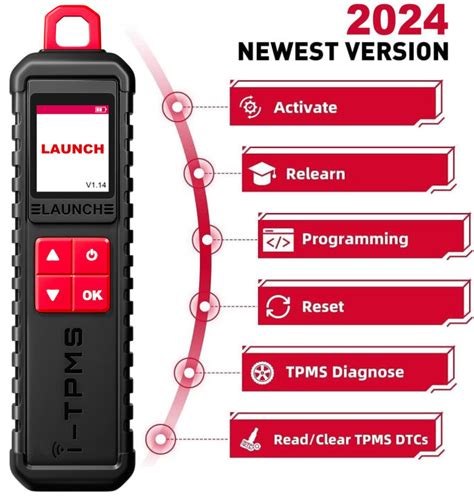 Launch X 431 Tsgun Tpms Tire Pressure Detector Toolrelearnreset And