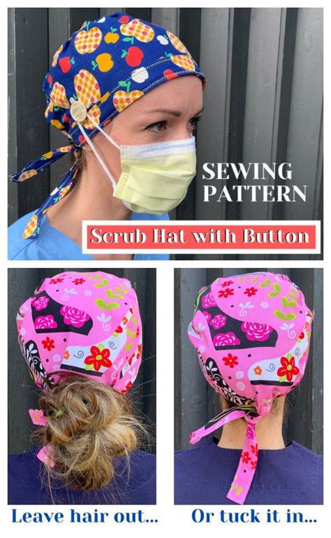 Scrub Cap Patterns Free Printable Plus Step By Step Sewing Tutorial