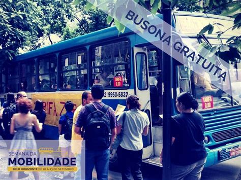 BH terá ônibus DE GRAÇA nesta quinta ação integra Semana da Mobilidade
