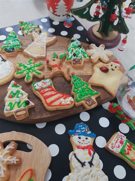 크리스마스 아이싱쿠키~사브레 기법