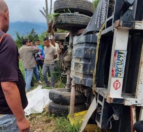 Volcamiento de camión en Timbis dejó un fallecido Diario de Los Andes