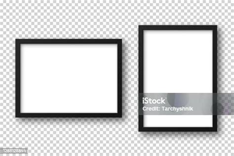 투명 한 배경에 격리 된 사실적인 그림 프레임 빈 포스터 모형 빈 사진 프레임입니다 벡터 일러스트레이션 0명에 대한 스톡 벡터 아트 및 기타 이미지 Istock