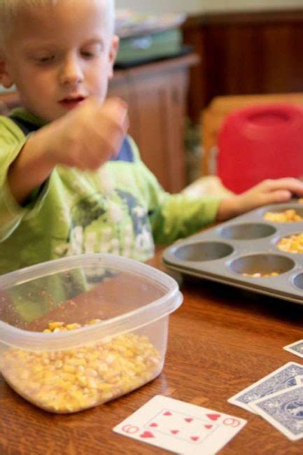 One To One Correspondence Activity With Corn Kernels