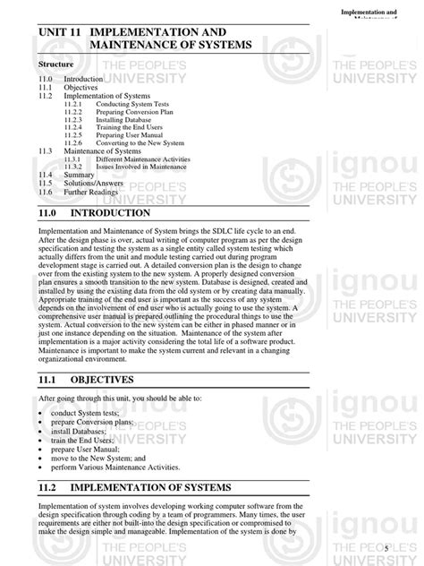 System Analysis And Desing Ignou Bca Sem 3 Pdf Software Testing Software Release Life Cycle