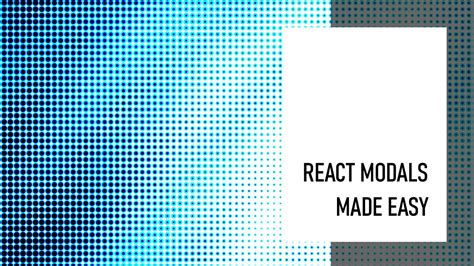 How To Make Modals Toggle Easier In React