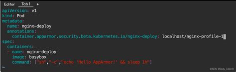 K8s学习 Cks真题 利用apparmor进行应用行为限制systemctl Status Rvice Csdn博客