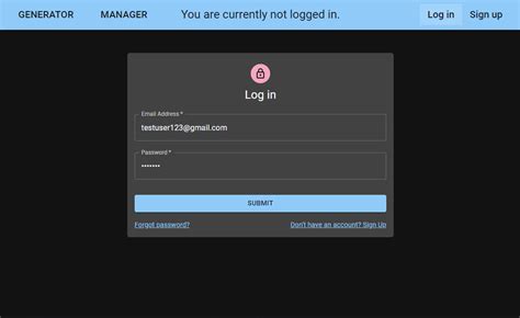 Github Kestvir Password Manager