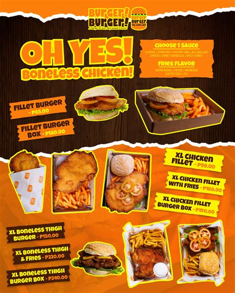 Burger Burger Introducing Our New Line Oh Yes Facebook