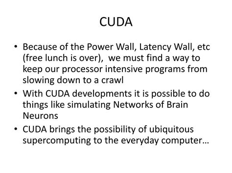 ppt parallel programming with cuda powerpoint presentation free