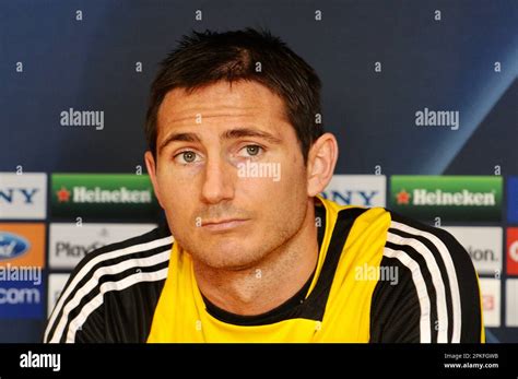 Frank Lampard Press Conference For Uefa Champions League Stamford