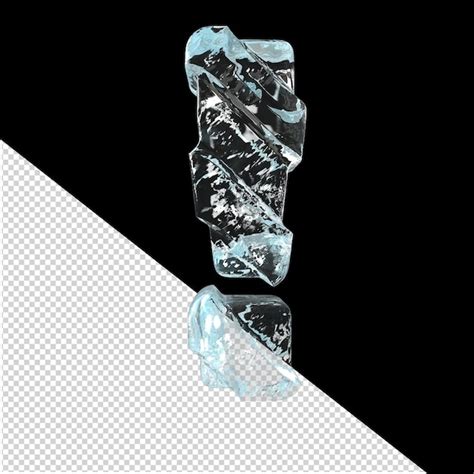 Premium Psd Ice Symbol With Diagonal Thick Straps