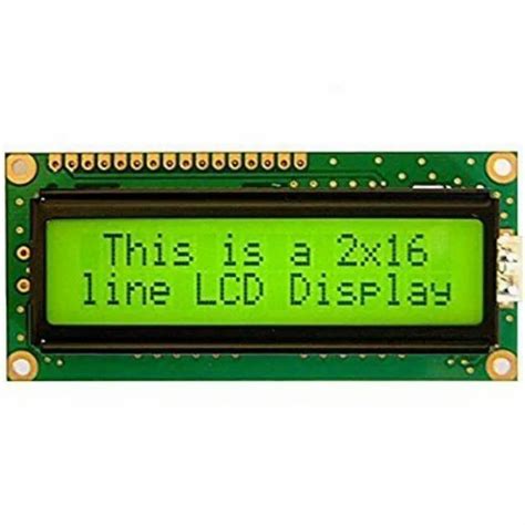 Green 2x16 Lcd Display Display Size 16 2 At Best Price In Sambalpur ID 23825031430