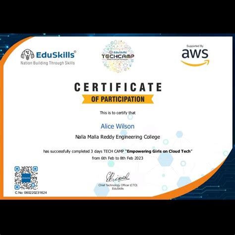 alice wilson on linkedin aws cloudcomputing eduskillsfoundation