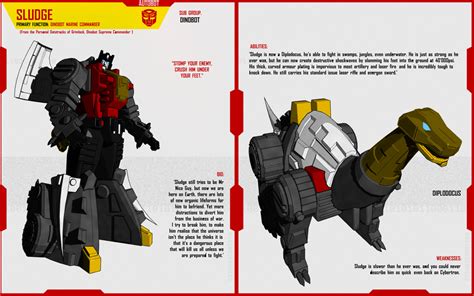 Dinobot Sludge By F For Feasant Design On Deviantart