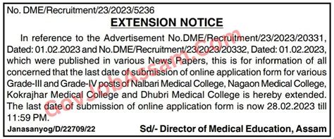 Dme Assam Recruitment 2024 3130 Grade Iii And Grade Iv Vacancy Apply