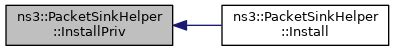 Ns Ns PacketSinkHelper Class Reference