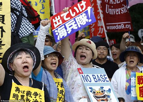 Massive Protest On Japans Okinawa Opposes Us Military After Killing
