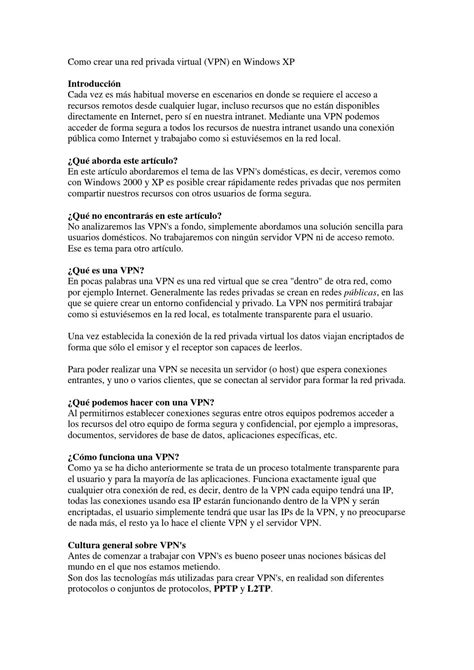 Vpn Como Crear Una Red Privada Virtual By Ariel Ponce Issuu