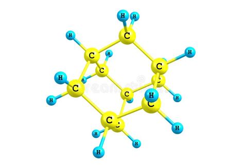 Adamantane Molecular Model Stock Illustration Illustration Of People