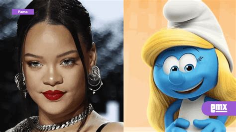 Rihanna Será La Voz De Pitufina En La Nueva Película De El Mexicano