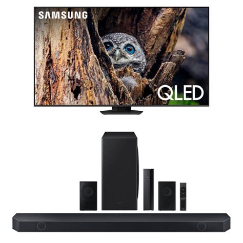 Samsung Q80d 85 4k Hdr Smart Qled Tv And Hq Q910d 520w