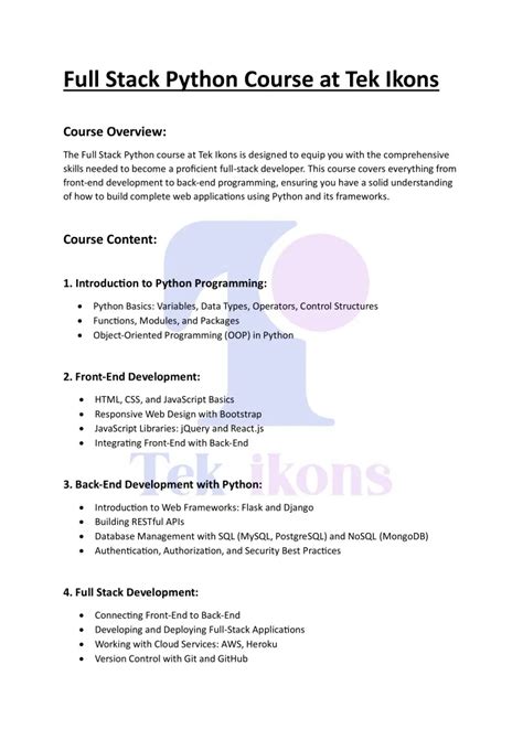 Ppt Best Full Stack Python Online Training Institute In Hyderabad Tek Ikons Powerpoint