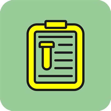 Experiment Result Vector Icon Design 20048509 Vector Art At Vecteezy