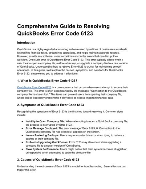 Ppt Comprehensive Guide To Resolving Quickbooks Error Code